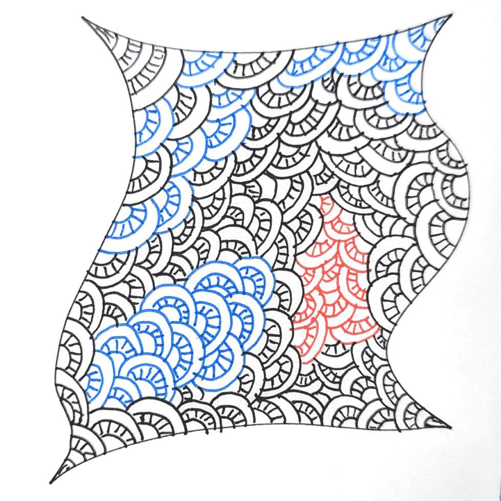 Muster von Hand zeichnen - Schritt für Schritt